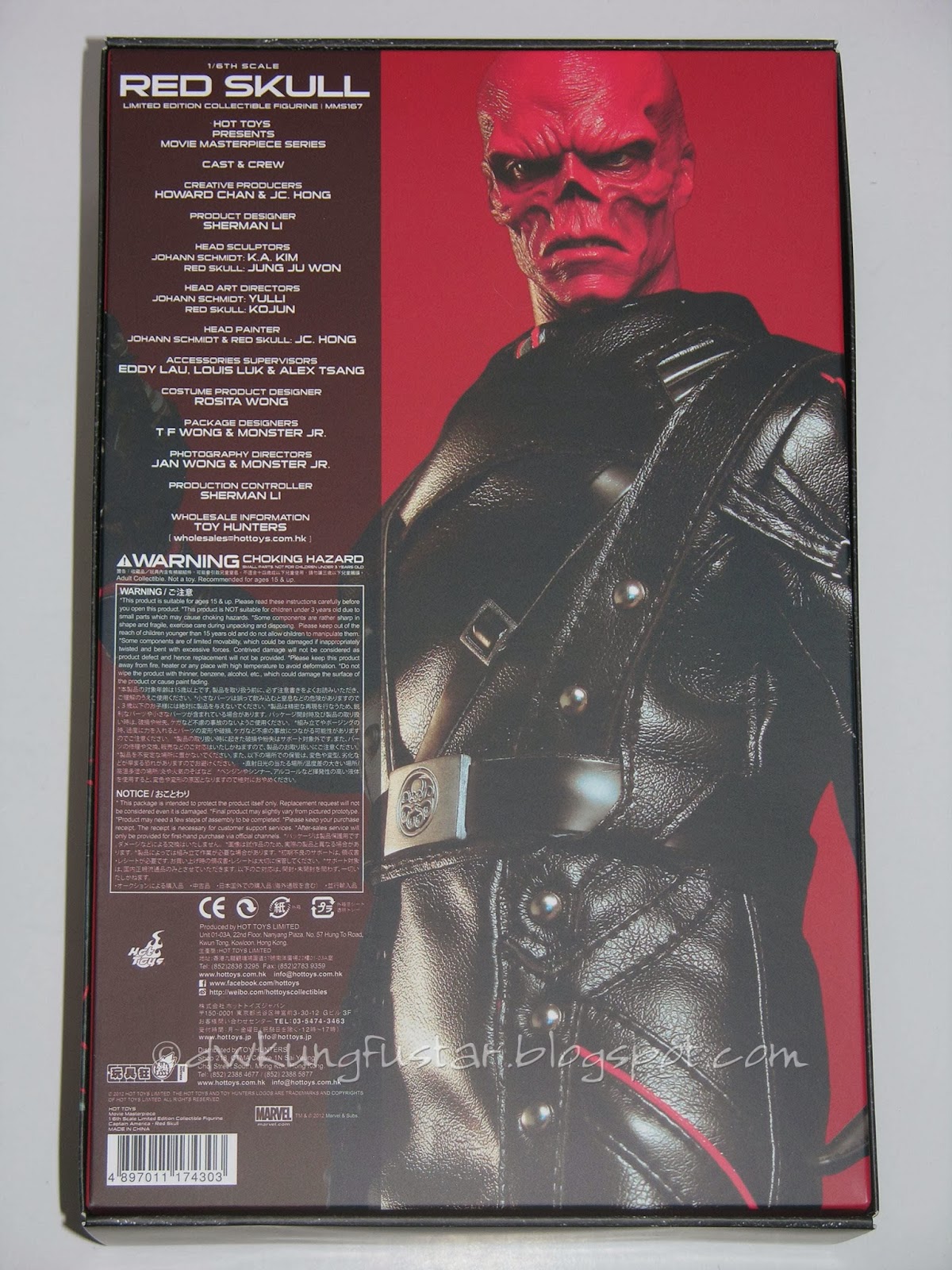 The Fire Rises as The Force Awakens: Hot Toys - Red Skull - Un-Boxing ...