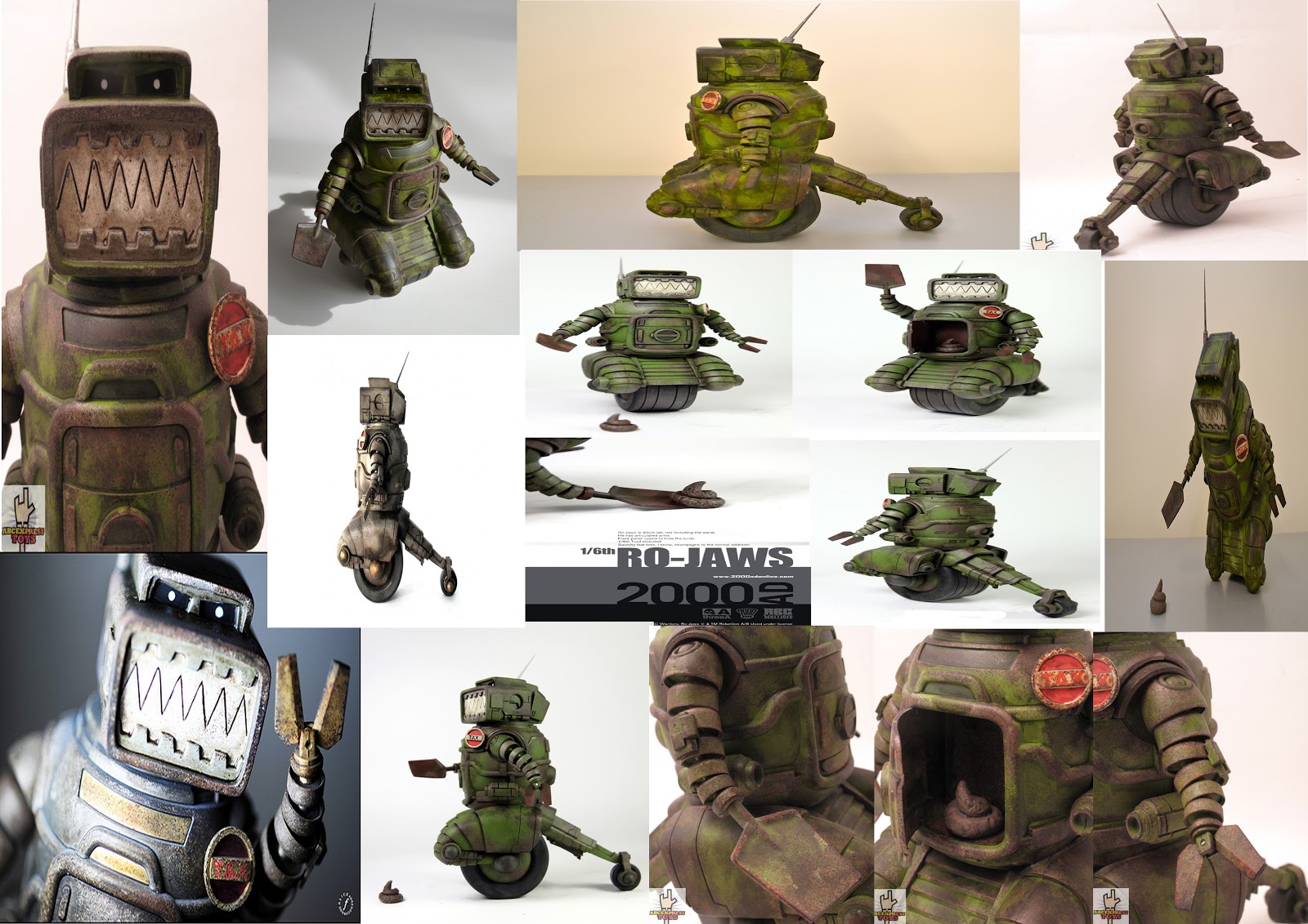 Liam Roberts BAGD YR2: Ashley Wood Robot Moodboards