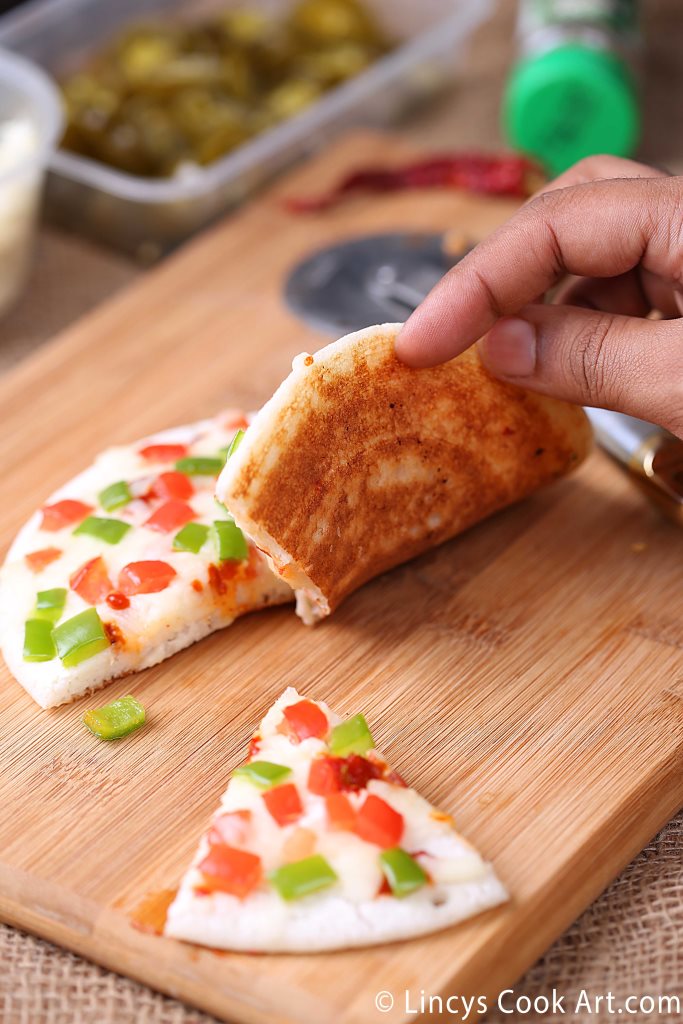 Pizza Dosa | Tricolor Pizza Dosa ~ Lincy's Cook Art
