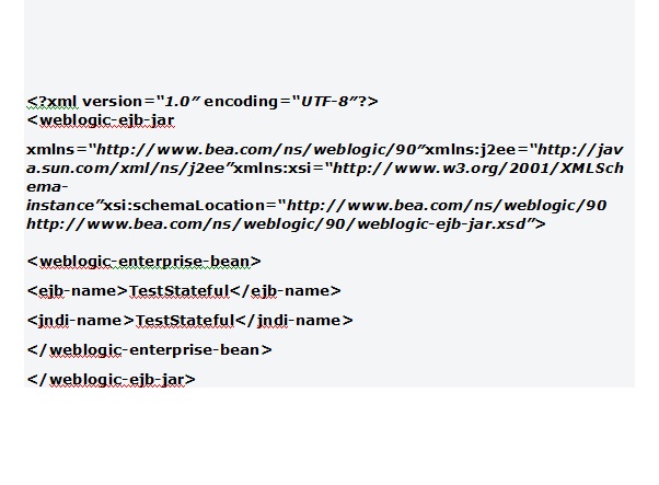 Pure Java 4 All: Deploying EJB 2 Stateful Bean on Weblogic Pure Java 4 All: Deploying EJB 2 Stateful Bean on Weblogic