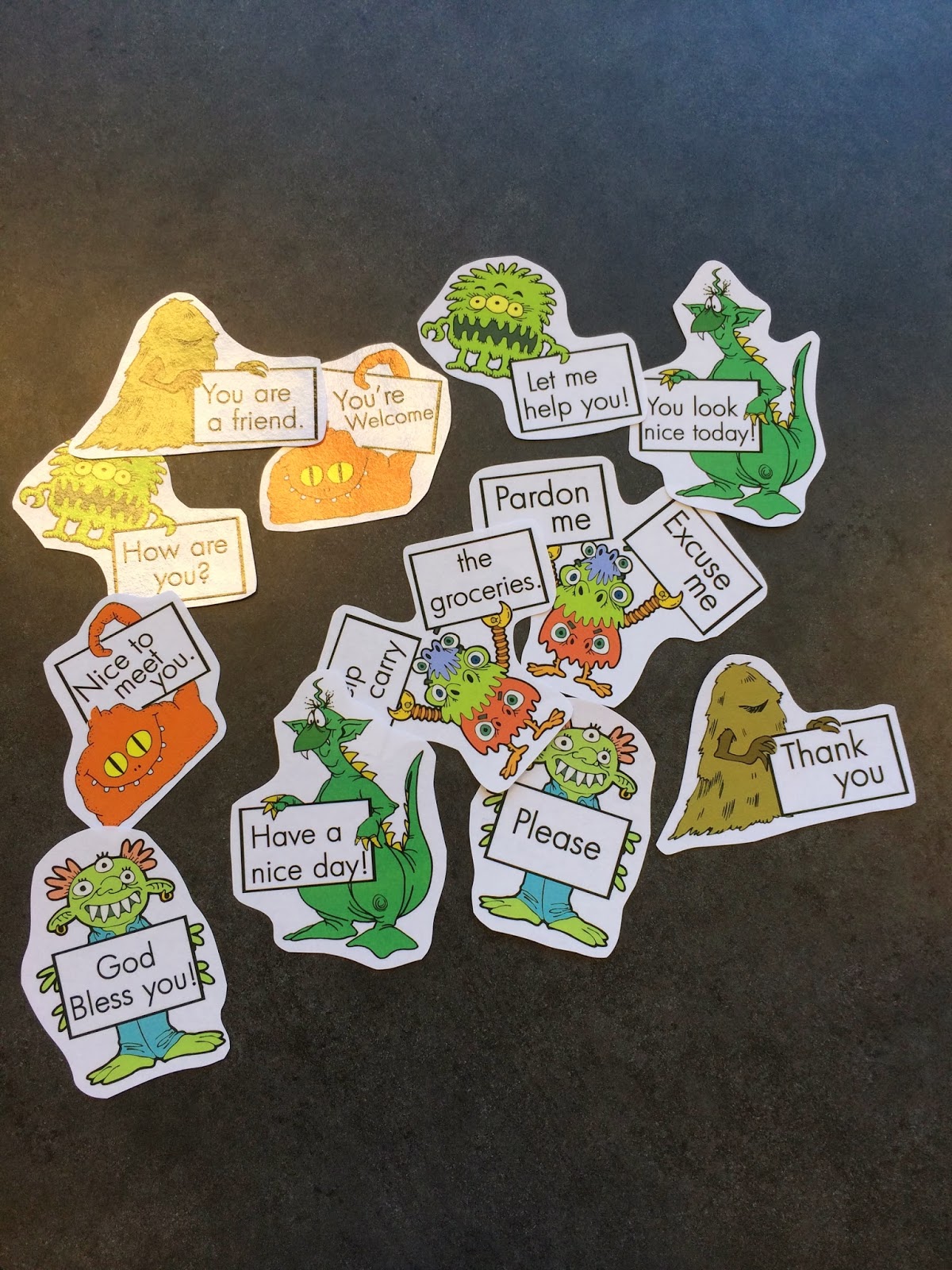 Ms. Sepp's Counselor Corner: Manners: The Monster Who Lost His Mean