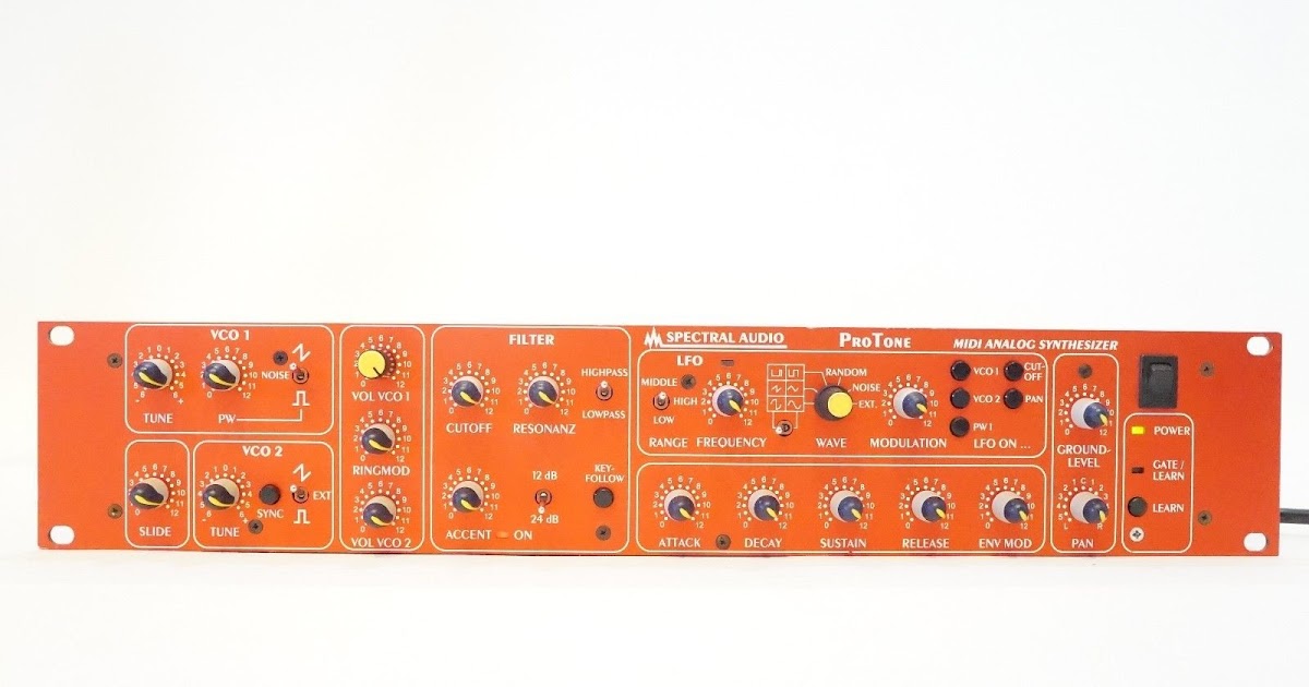 MATRIXSYNTH: SPECTRAL AUDIO ProTone MIDI Analog Synthesizer SN 960225