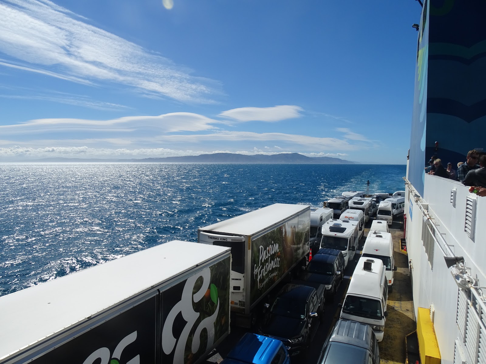 over the hill: Crossing Cook Strait