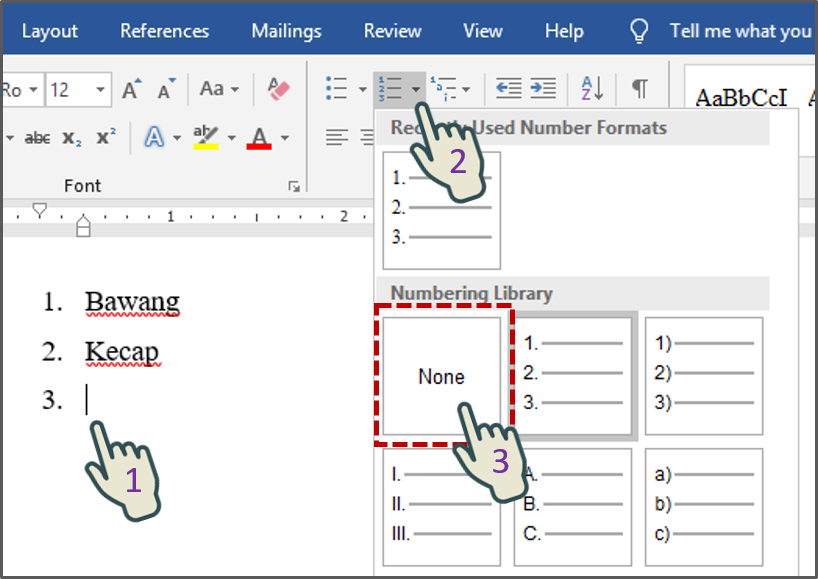 Panduan Lengkap Membuat dan Memodifikasi List Bullet dan Number di Word ...