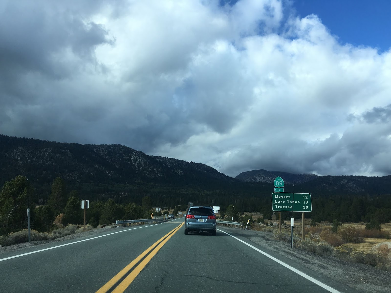 California State Route 89 through Luther Pass