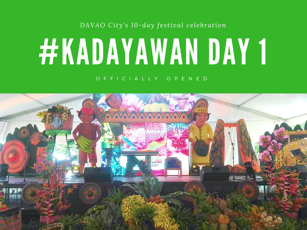 DAVAO City's 10-day festival celebration was officially opened # ...