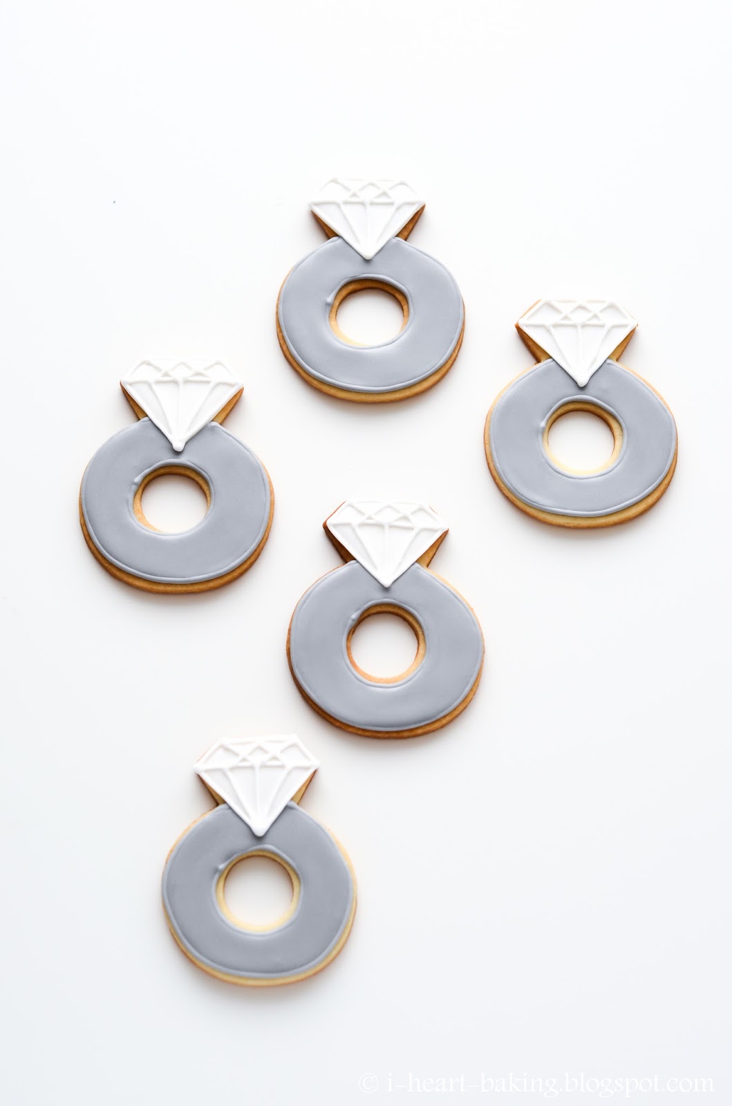 i heart baking!: diamond engagement ring cookies