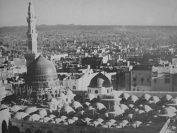 The City of Prophet MOHAMMAD (S.A.W): Old Pictures of Masjid-E-Nabvi
