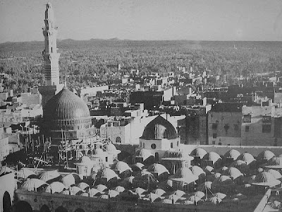 The City of Prophet MOHAMMAD (S.A.W): Old Pictures of Masjid-E-Nabvi
