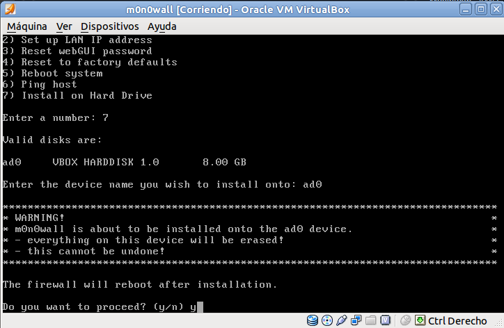 Administracion De Redes y Mas: Firewall monowall FREE BSD