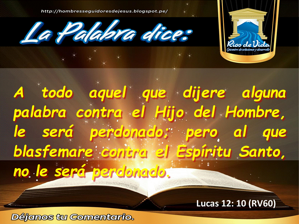 HOMBRES SEGUIDORES DE JESÚS: Hoy Domingo 01 de Mayo Leemos Lucas 12