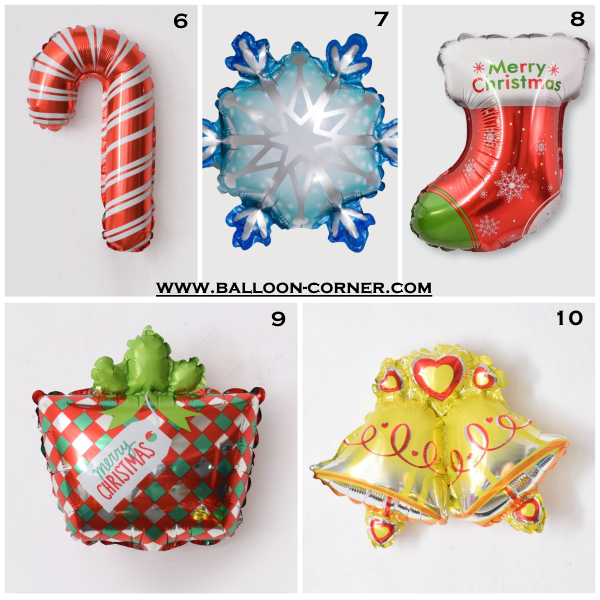 Balon Foil Seri Natal Mini Terbaru (2020)