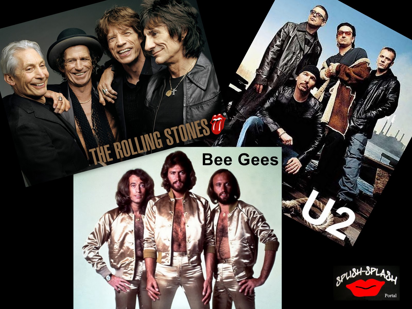 Stones, U2 e Bee Gees