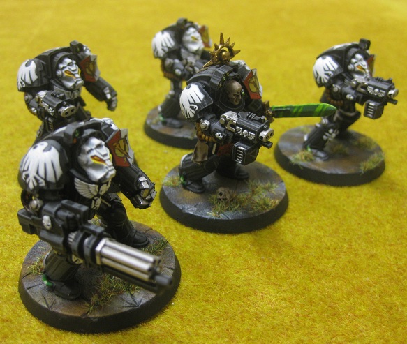 Lord AK's Skullthrone: AOBR Terminators : Raven Guard