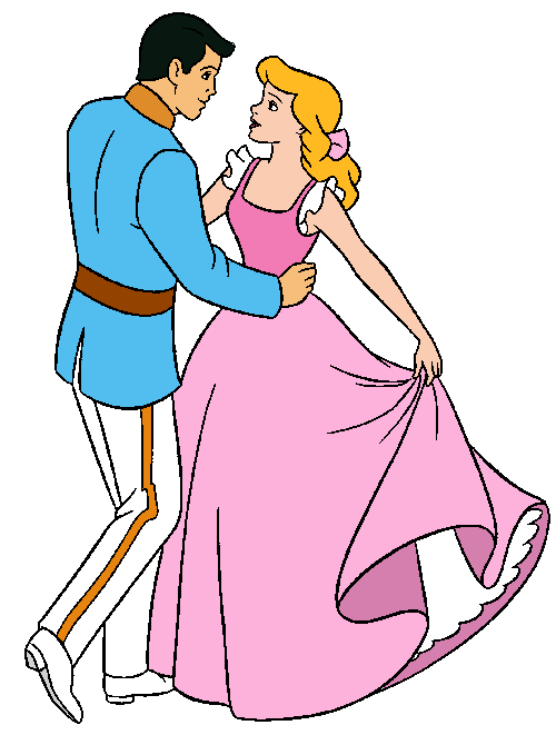 Dancing Prince And Princess Clipart