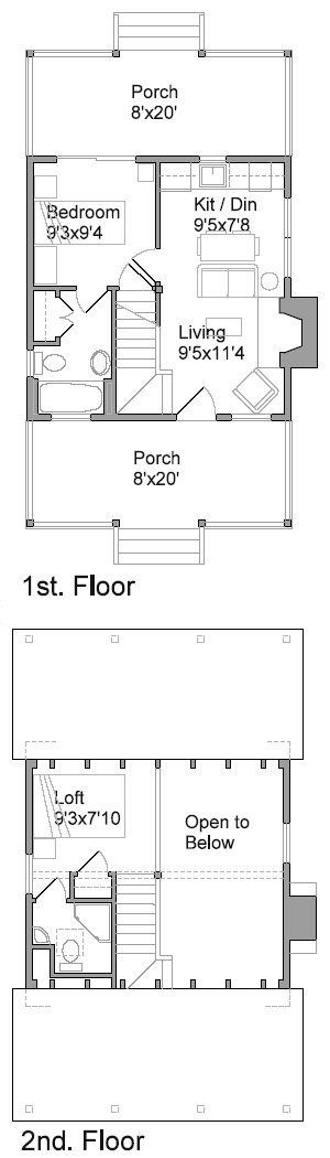 Civil and Architectural Engineering: Simple 1st and 2nd Floor Plan!!