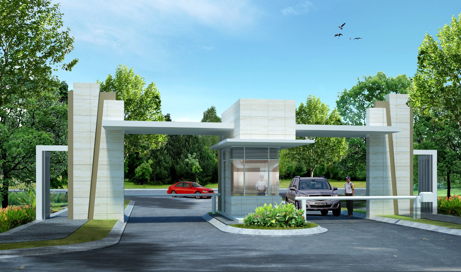 Cluster Gate Purnawarman