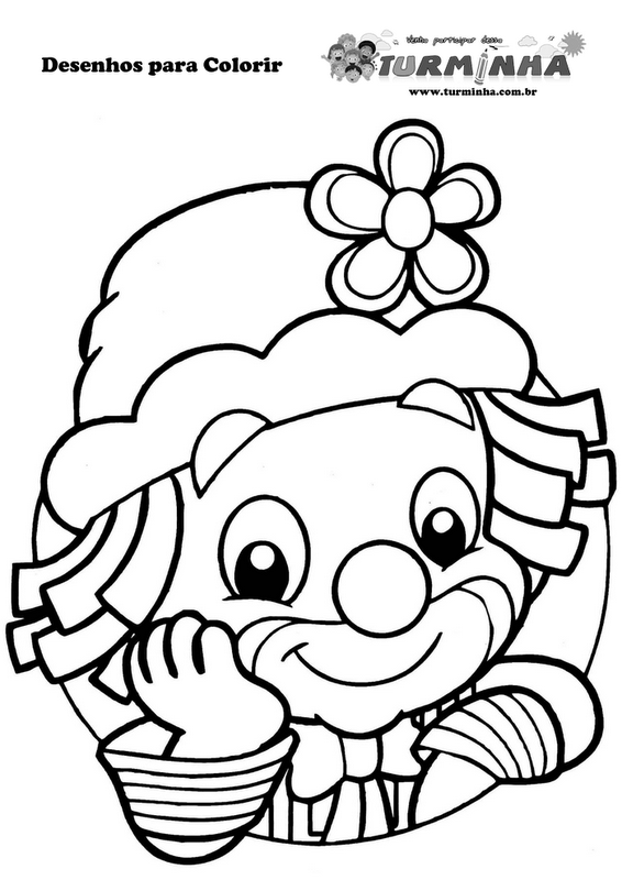 Desenho para colorir Patati e Patata