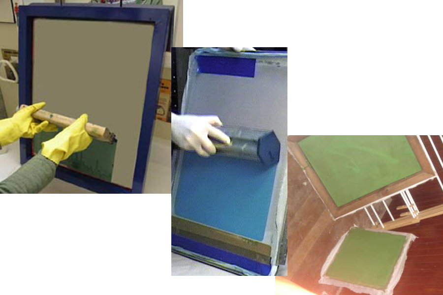 7ahira: Silk Screen Process