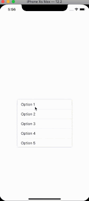 The Xamarin Experience: Drop down control in iOS