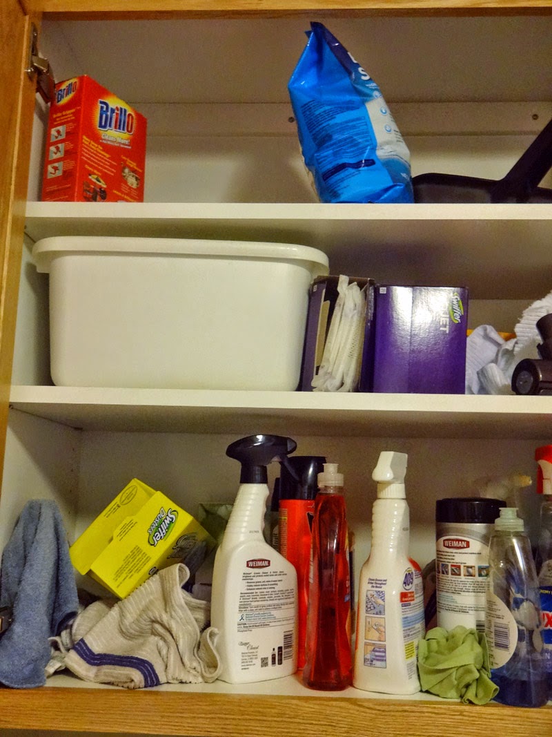 CreativeSteph13: Let's Get Organized: Laundry Room Cleaning Supplies