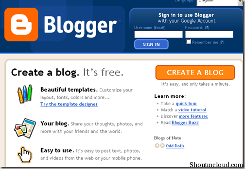 Making Free Blogspot Blogging Site | Blogging Tips,Tricks,Tutorial And ...
