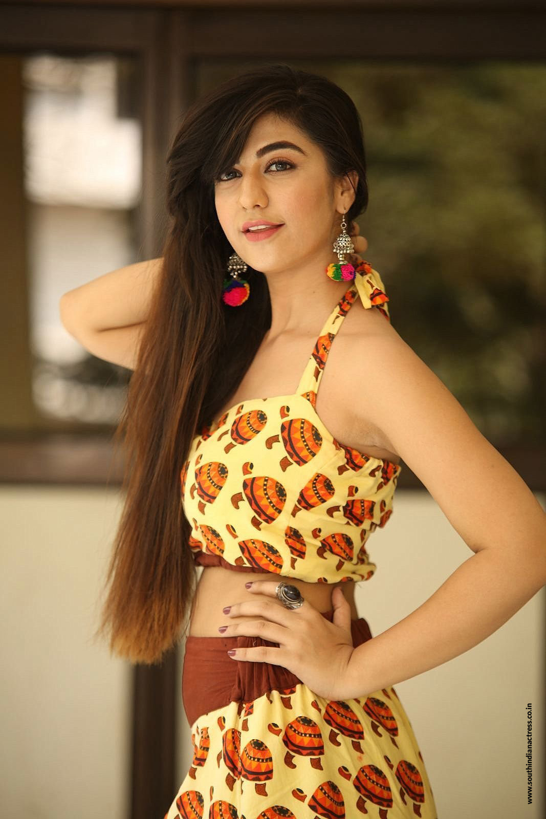 Harshitha Panwar stills at Bewars movie Promotion - South Indian Actress