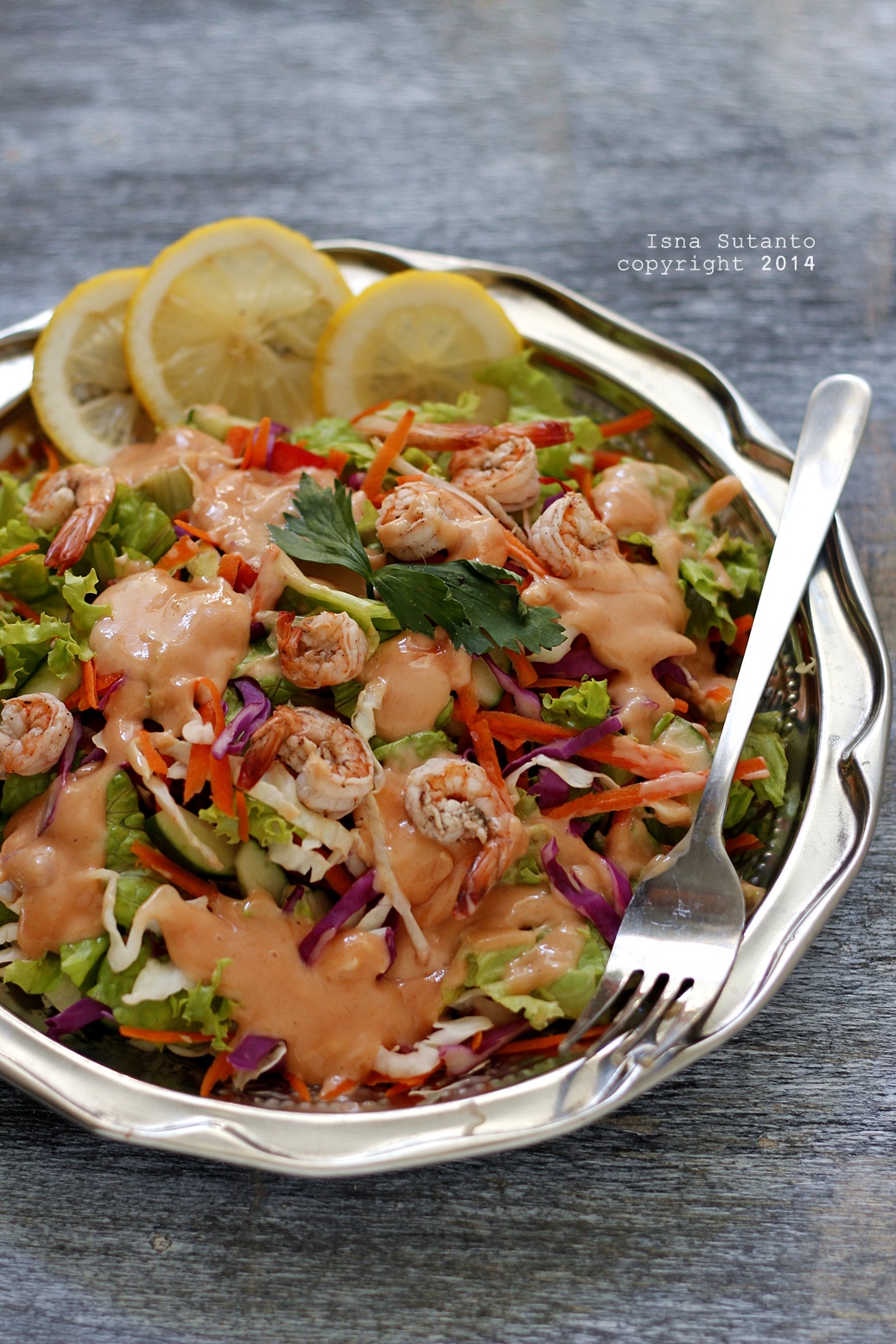 Coba-Coba Yuk.....: SALAD SAYURAN & UDANG