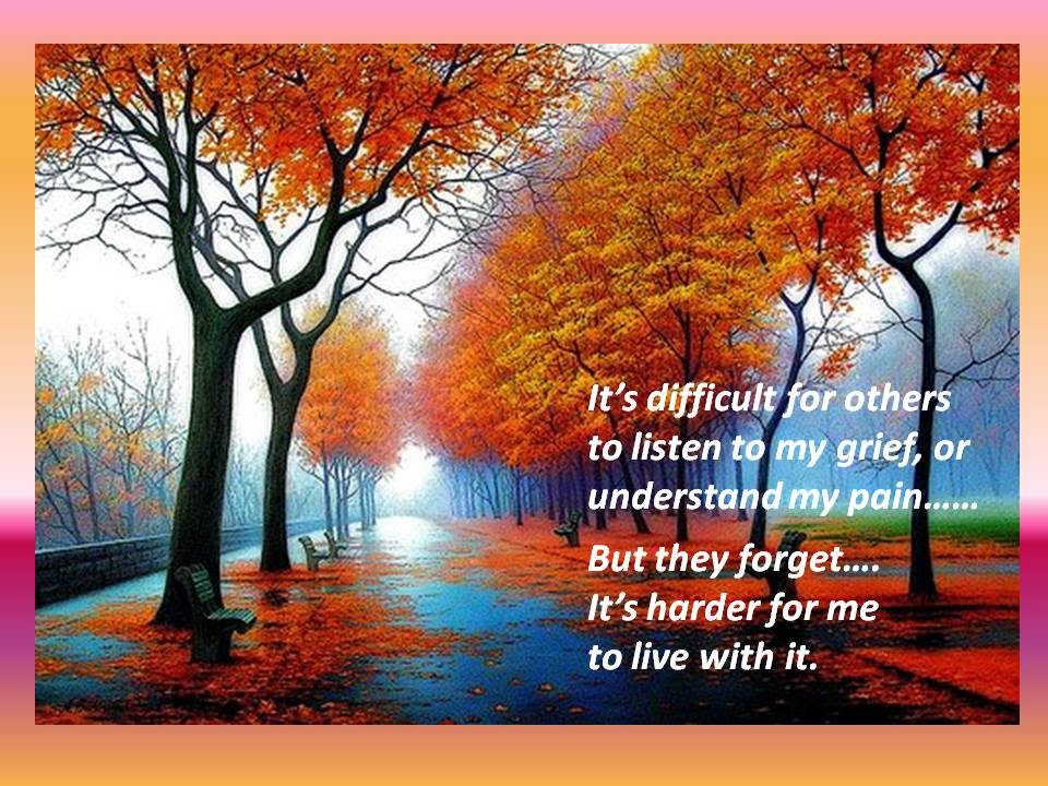 Their Journey through Grief / Bereavement.... Their stories : How ...