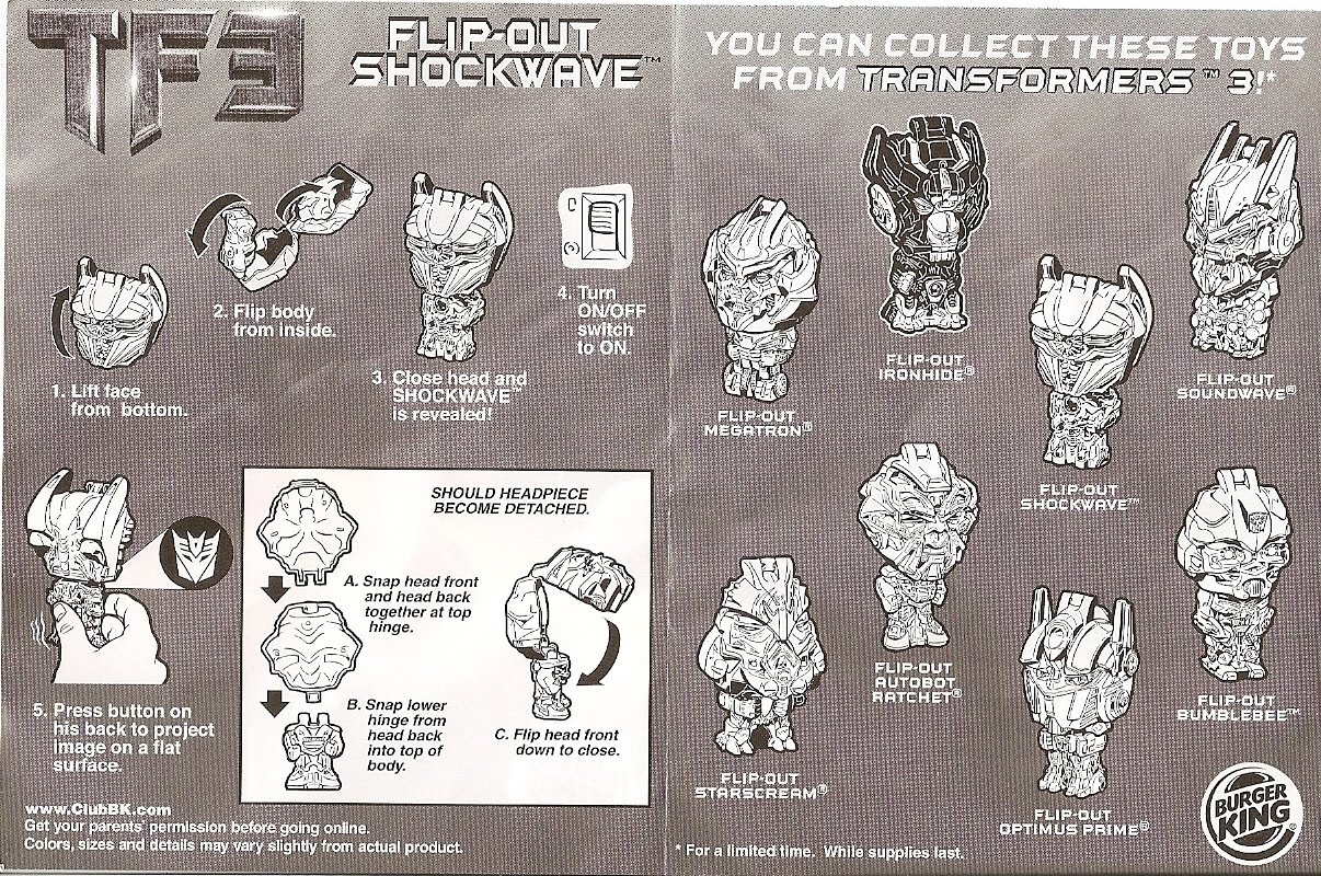 Burger King DOTM Shockwave Picture Review | TFW2005 - The 2005 Boards