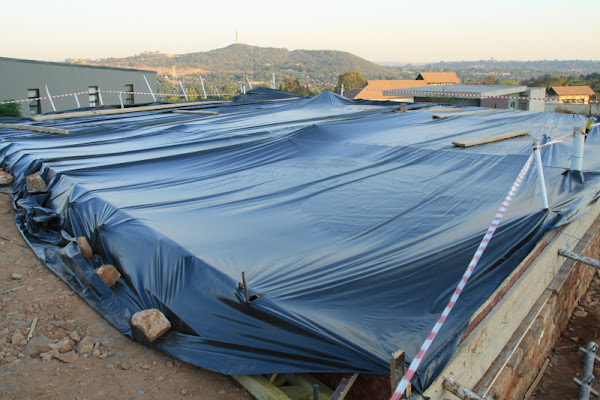 Nes skrop: Day 219: Curing concrete