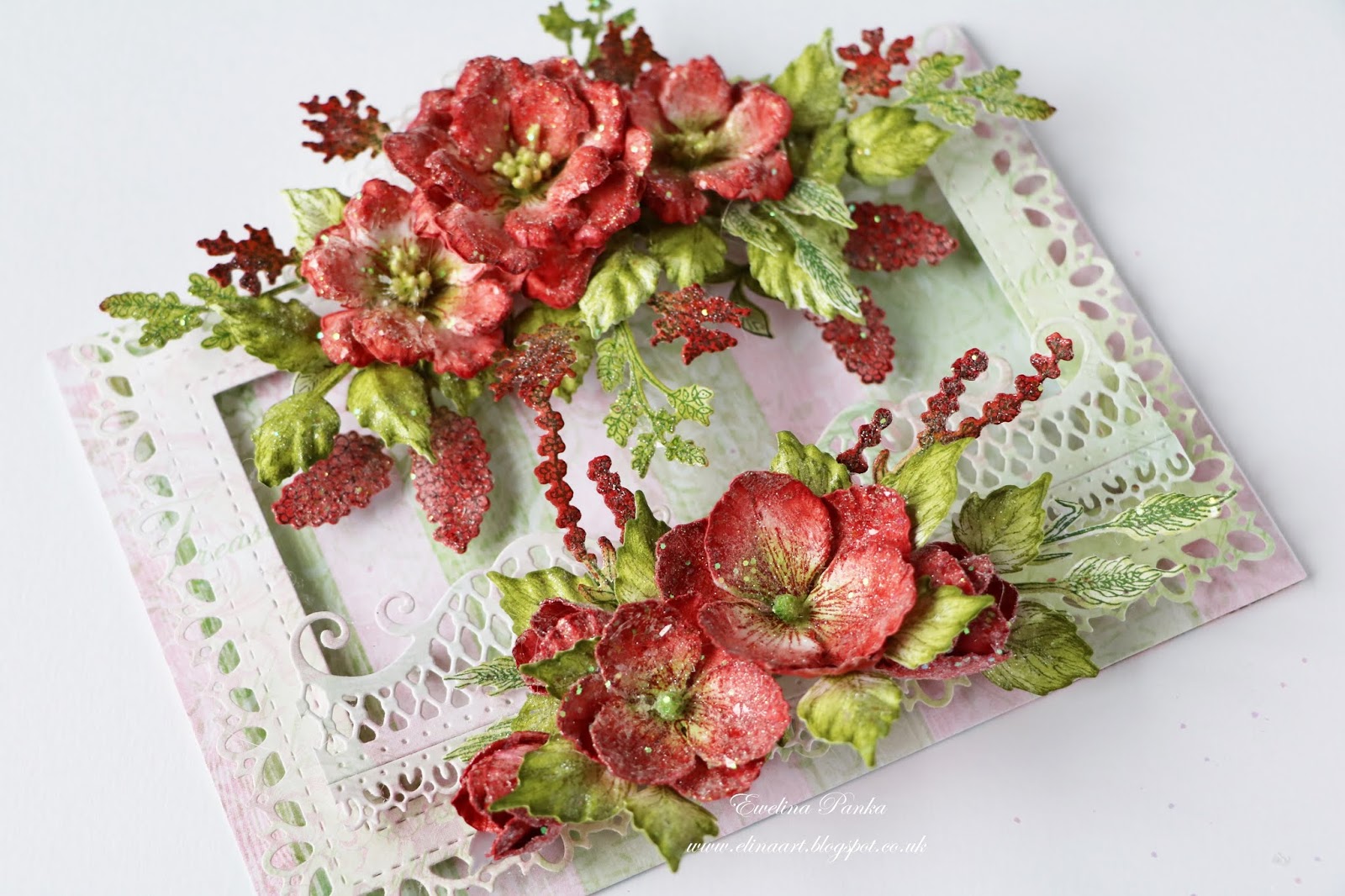 Elina Cardmaking Hobby: Spring Flower Card TUTORIAL- Heartfelt Creations