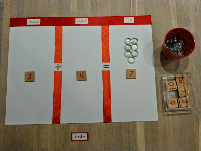 Family FECS: Montessori Activity: Addition Board (加法 [jiāfǎ])