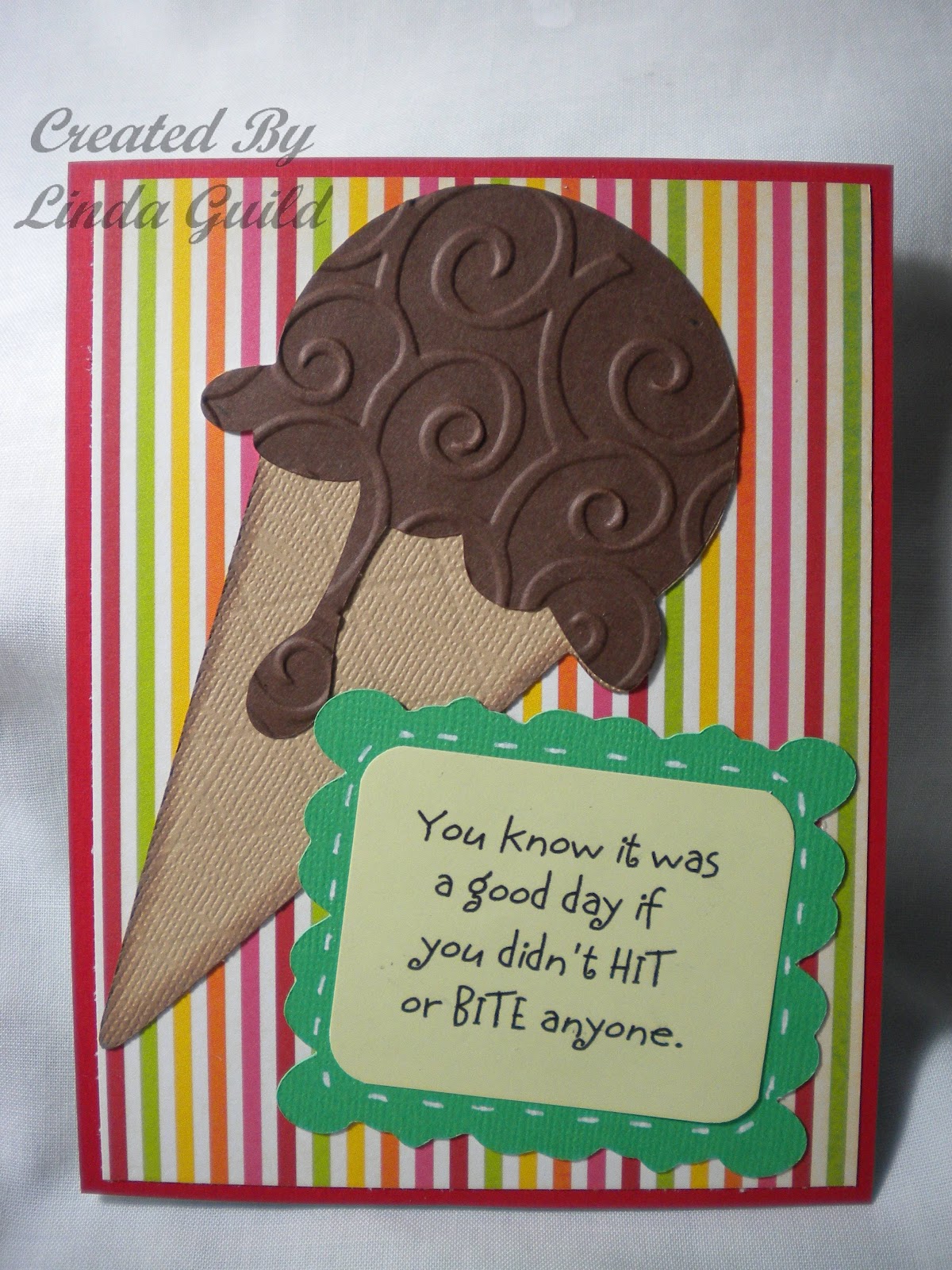 Nothin' Fancy: Ice Cream Card