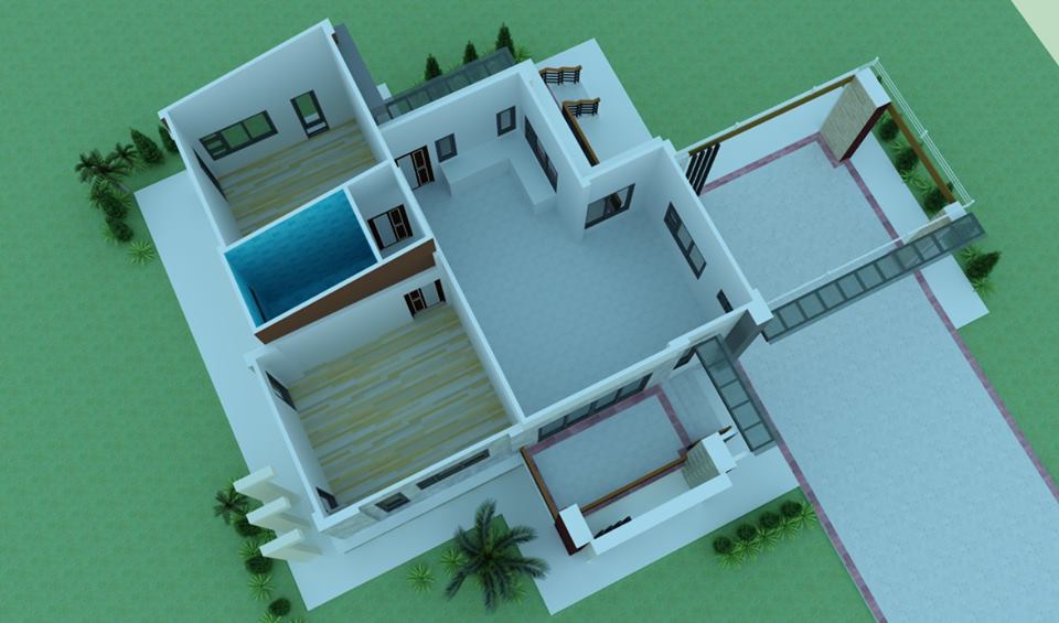 Single storey house Modern loft