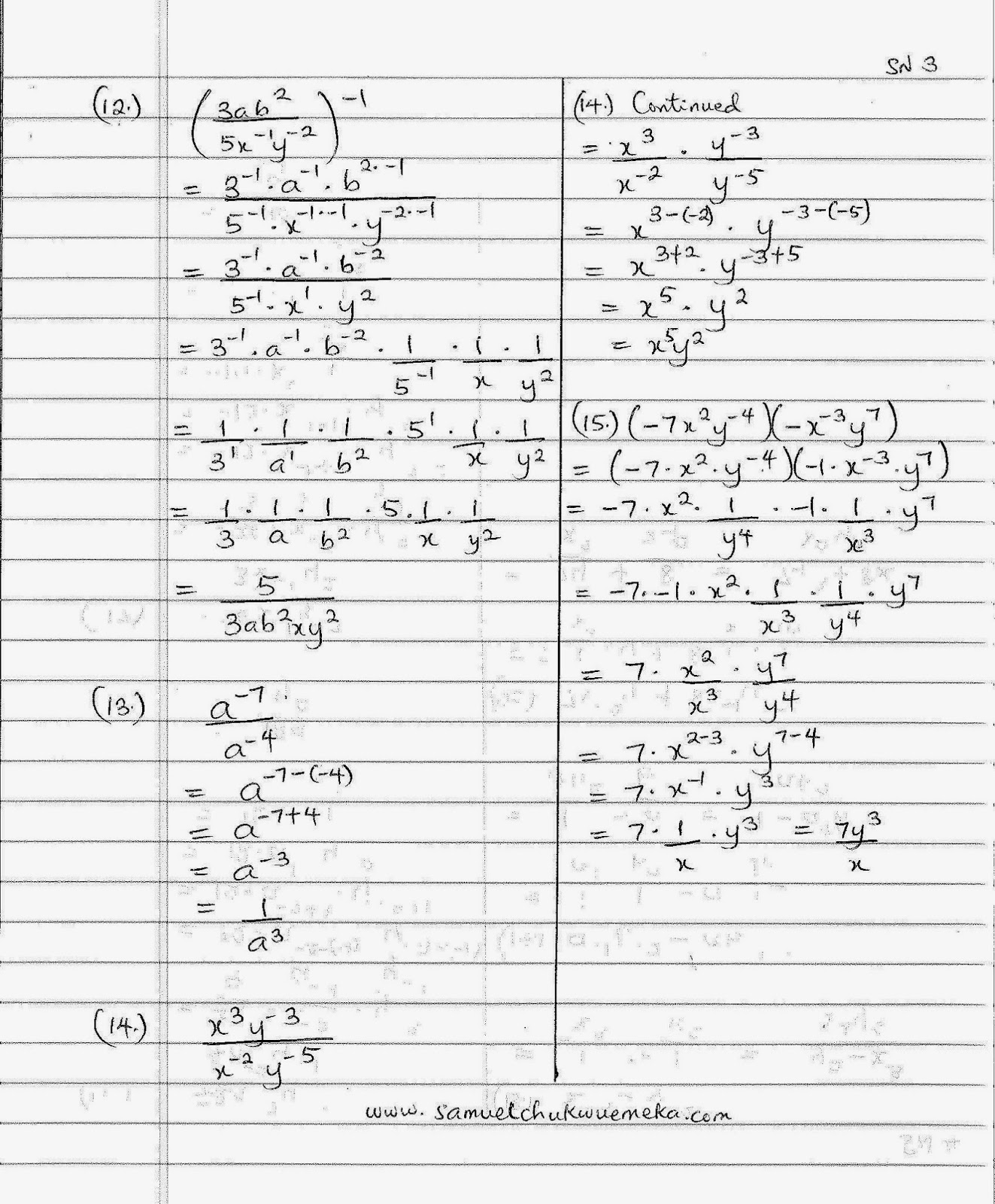 Algebra Made Simple!!!: Exponents - Part 7