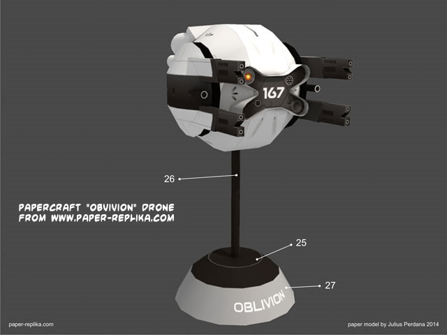 Ninjatoes Papercraft Weblog Papercraft Obvlivion Drone ninjatoes-papercraft-weblog-papercraft-obvlivion-drone