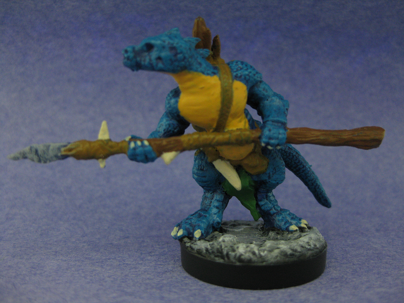 Miniature Painting: Reaper Miniatures Lizardman Spearman - 77154