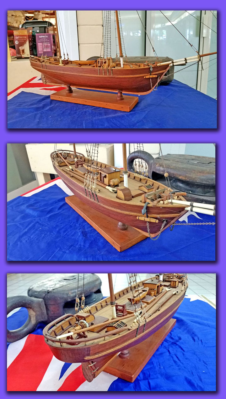Maritime Model Museum: CUTTER RIGGED KETCH 'CANDIDATE'