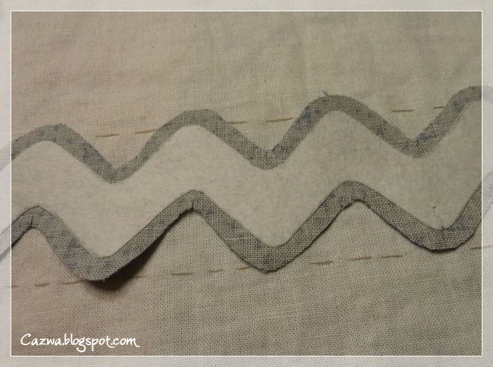 Stitches by Carin: My ric rac border