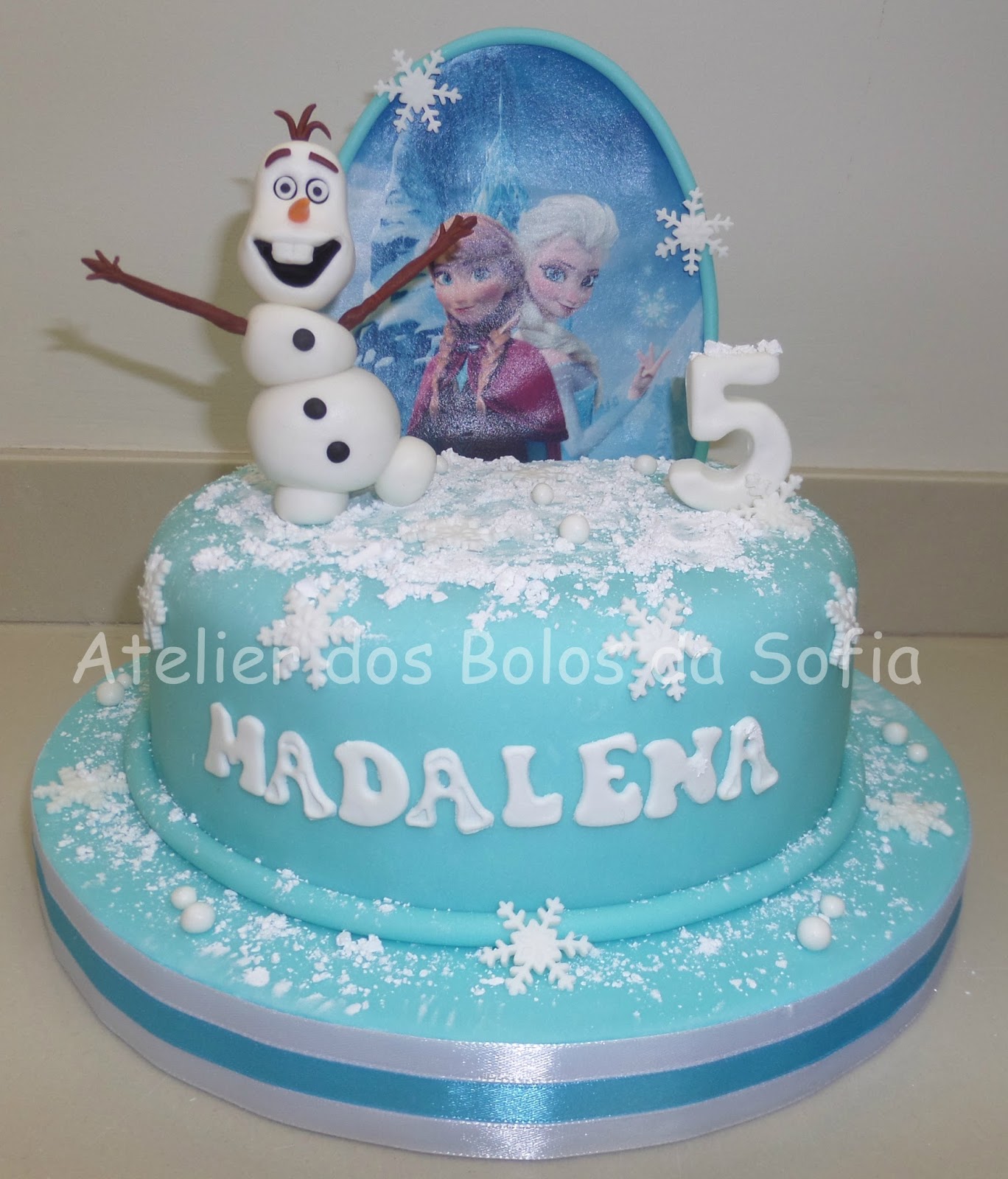 Atelier dos Bolos da Sofia: Bolo de Aniversário "Frozen"