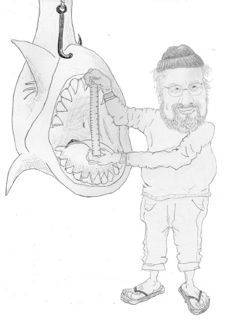 My Caricatour: Caricature 17/500: JAWS Part 1, Hooper