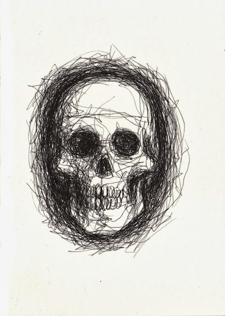Oodles of Doodles: Mini Skull Scribble