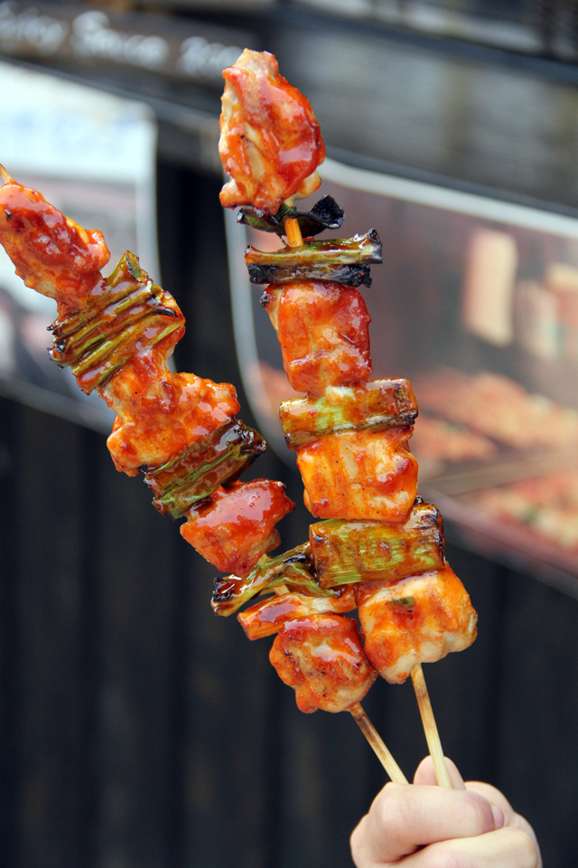 Daorae Korean Restaurant in Johor Bahru: Korean skewered chicken 닭꼬치 ...