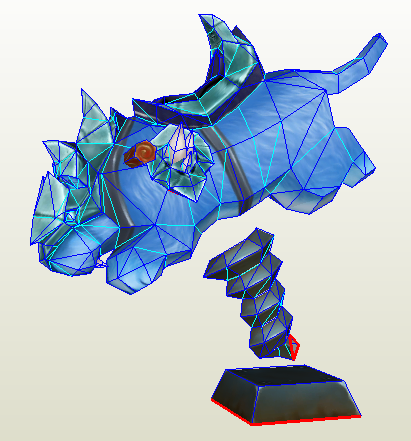 Papercraft World of Warcraft Mechanical Spectral Tiger - Papercraft4u ...