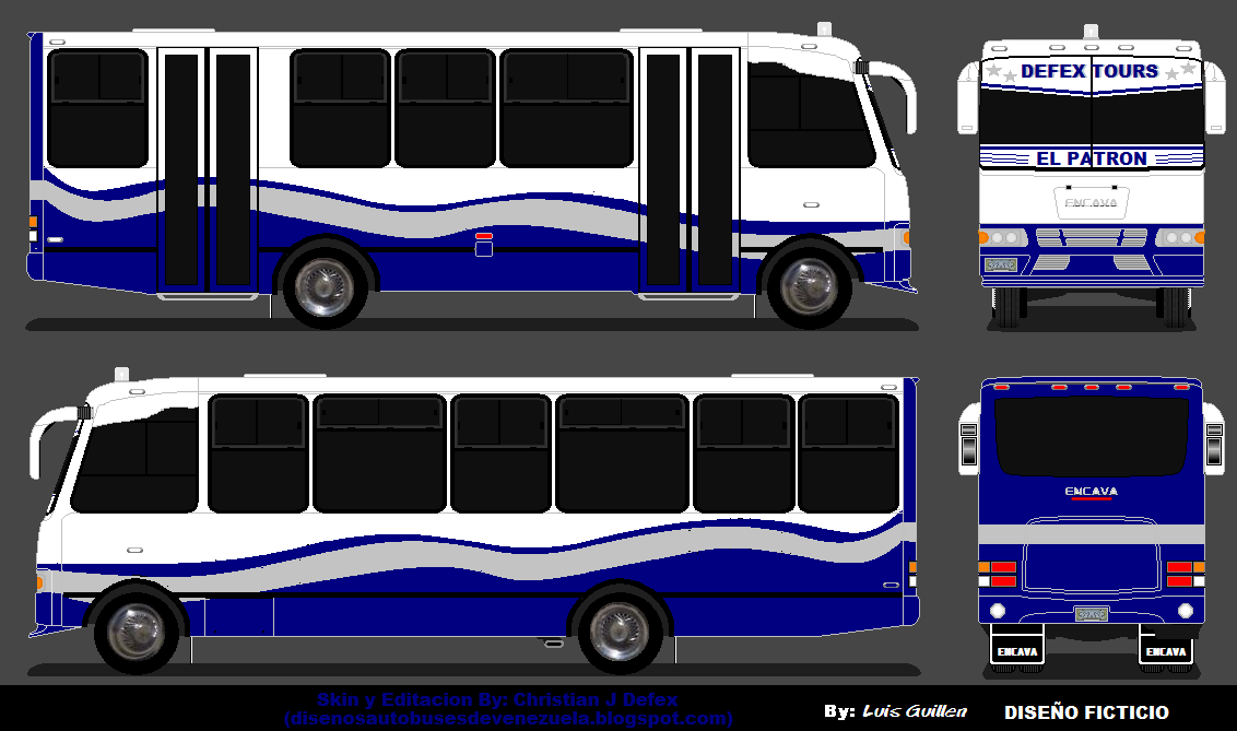 Diseños Autobuses Venezuela: Encavas Pintadas