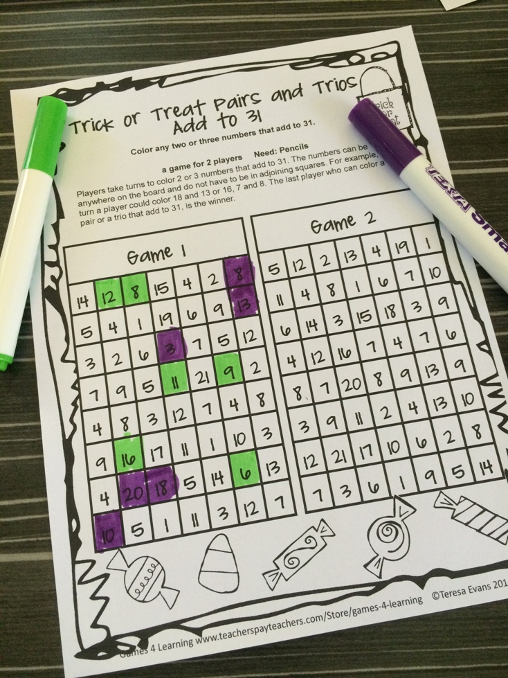 Fun Games 4 Learning: Halloween Math Fun!