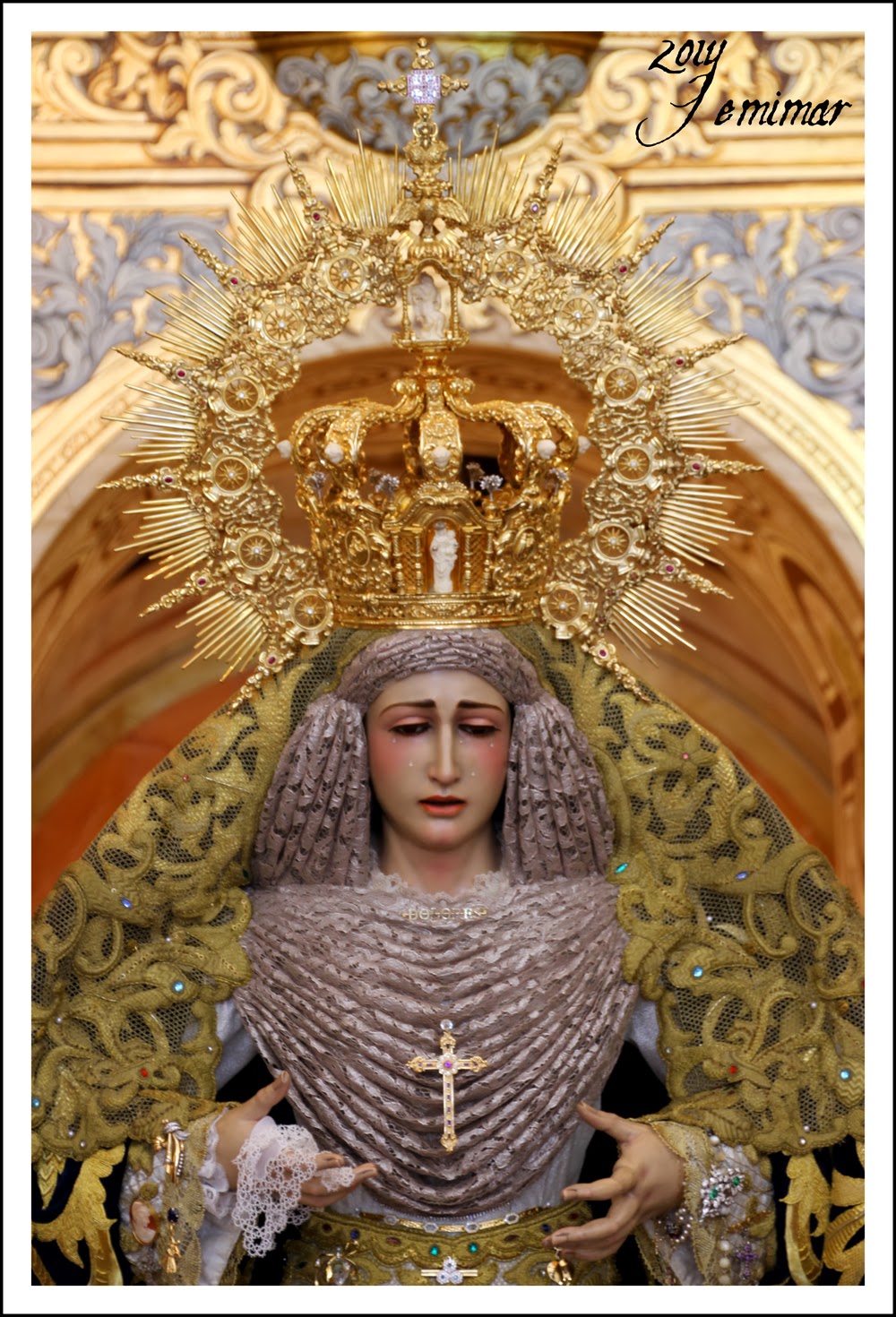 Patrimonio: Colocación del Rostrillo Ntra. Sra. de los Dolores