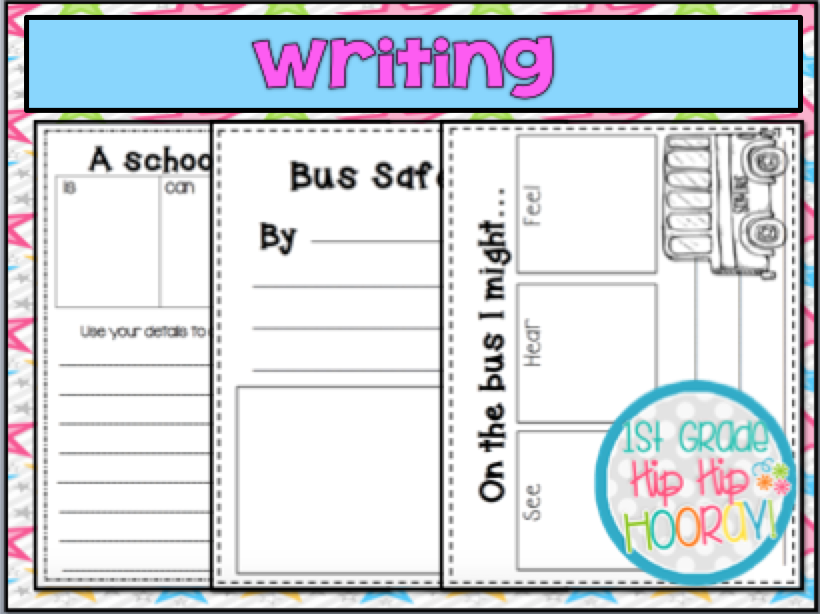 1st Grade Hip Hip Hooray!: Back to School...Bus Safety...The Wheels on ...