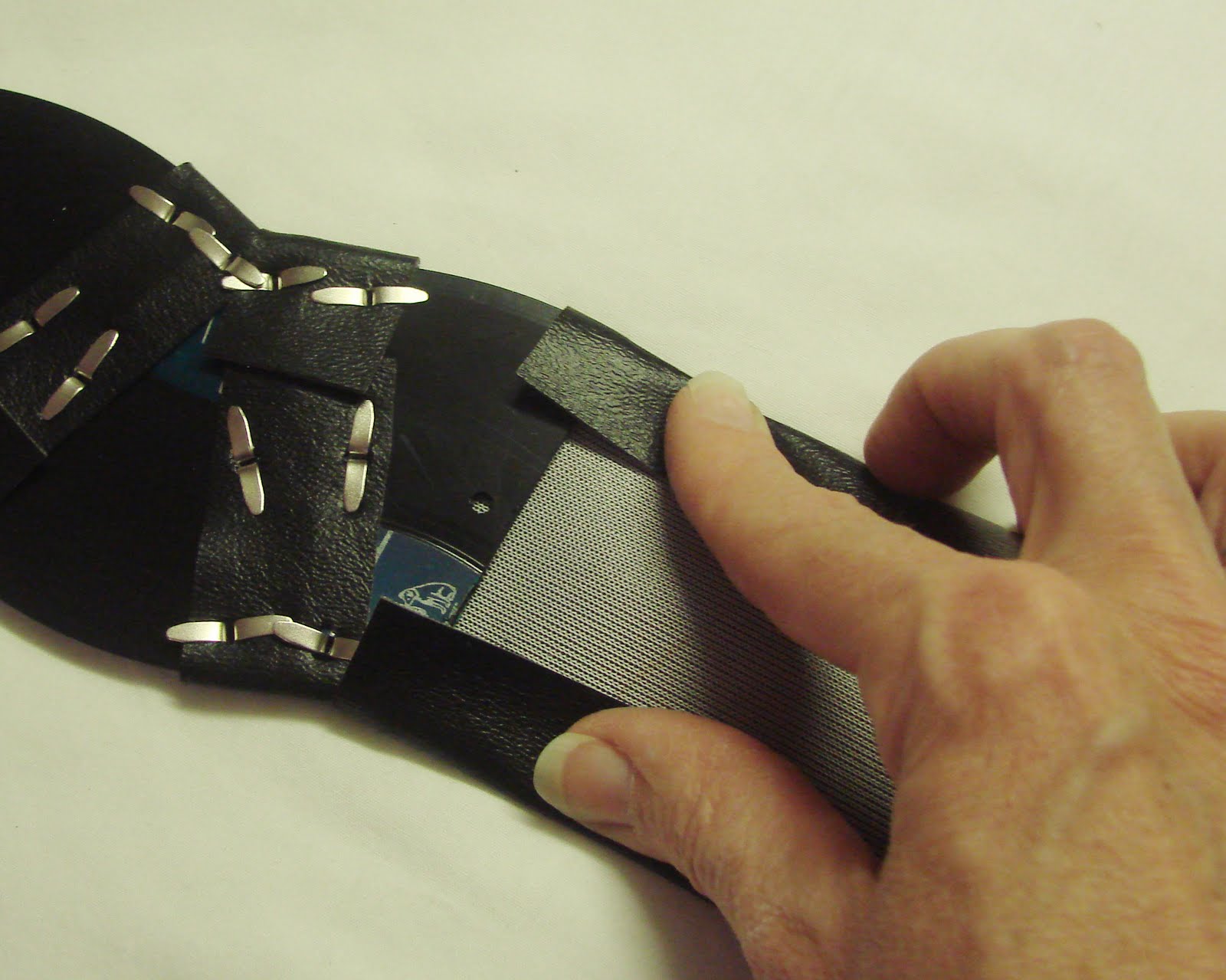 Second Chances by Susan-Tutorials: Funky Vinyl Belt